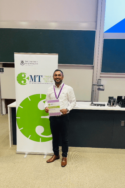Congratulations on 3 Minute Thesis success Nalinda Dissanayaka ...