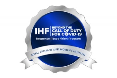 RBWH receives international recognition for COVID-19 response | Royal ...