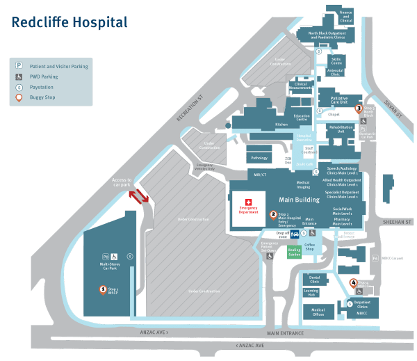 Maps and directions | Redcliffe Hospital