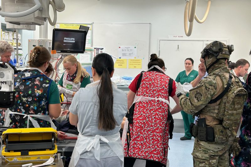 Multiple agencies team up with RBWH for realistic training simulation ...