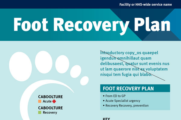 Foot care journey: visual guide a winning formula - Metro North Health